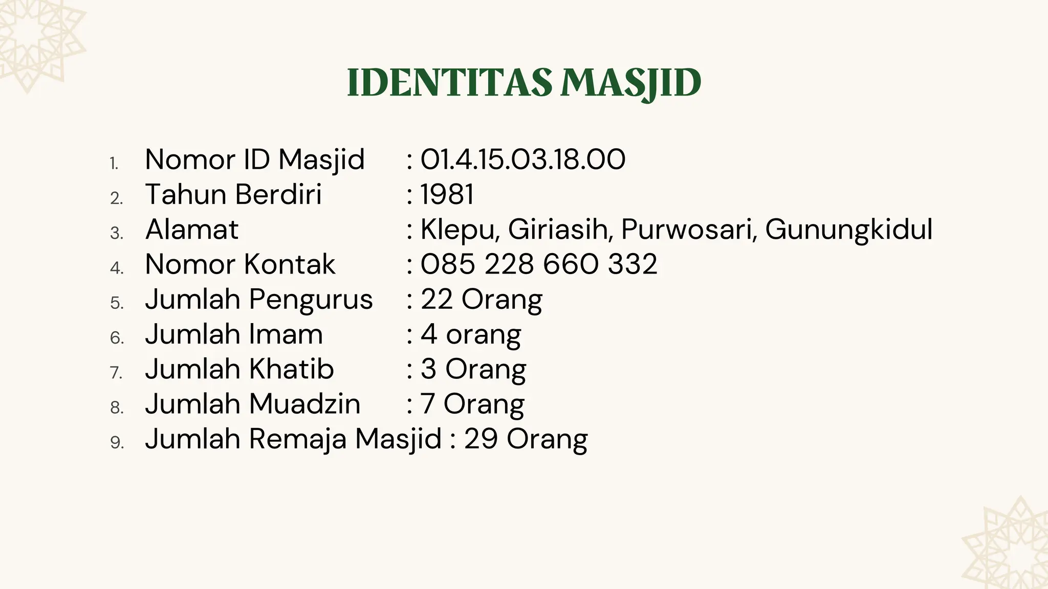 SLIDE PROFIL MASJID untuk lomba masjid.pptx