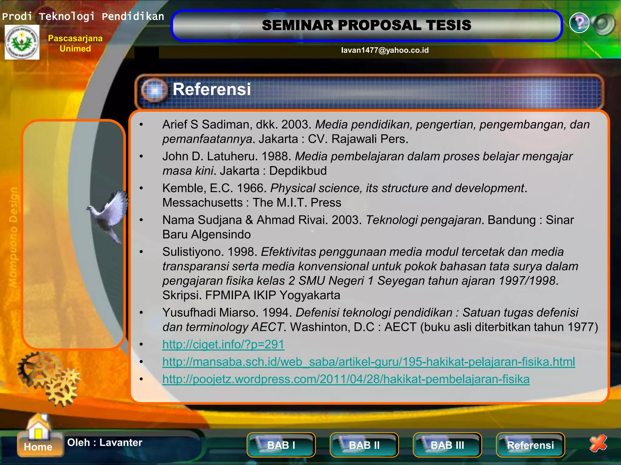 Slide proposal tesis | PPTX