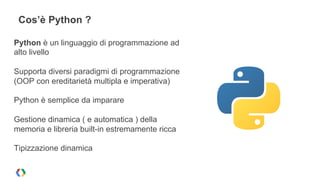 Introduzione a Python e GitHub | PPT