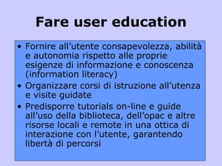 Il reference in biblioteca | PPT