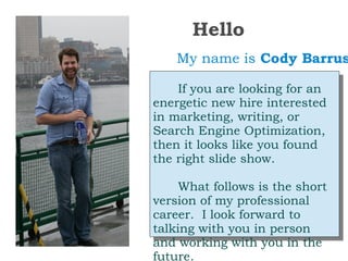 Slide resume (doc) | PPT