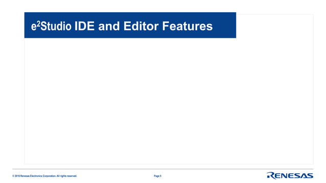 getting started with e2studio | PPT