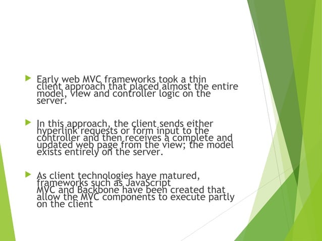 Ppt of Basic MVC Structure | PPT