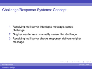 Collateral Damage: Consequences of Spam and Virus Filtering for the E ...