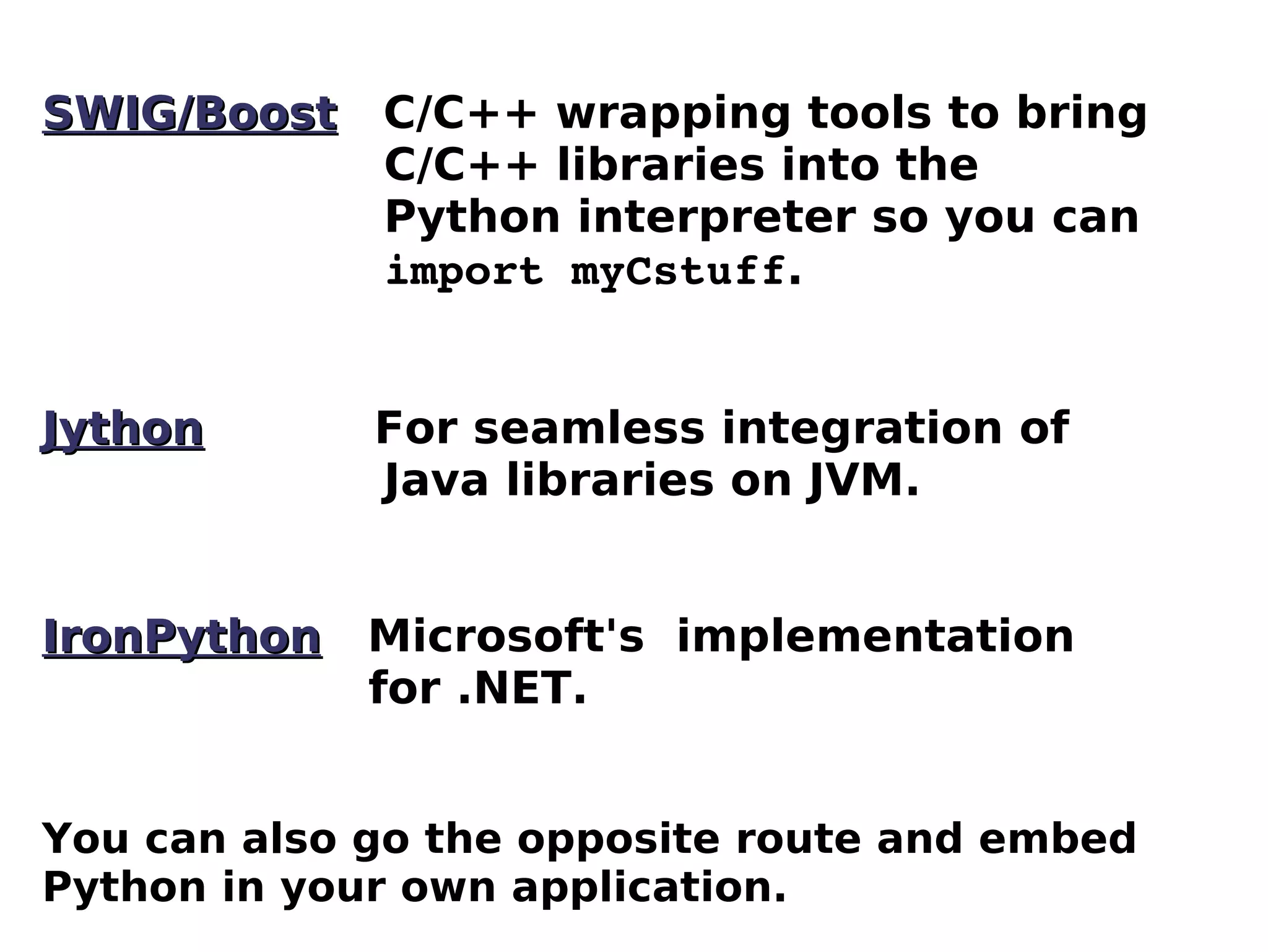Why Python by Marilyn Davis, Marakana | PPT