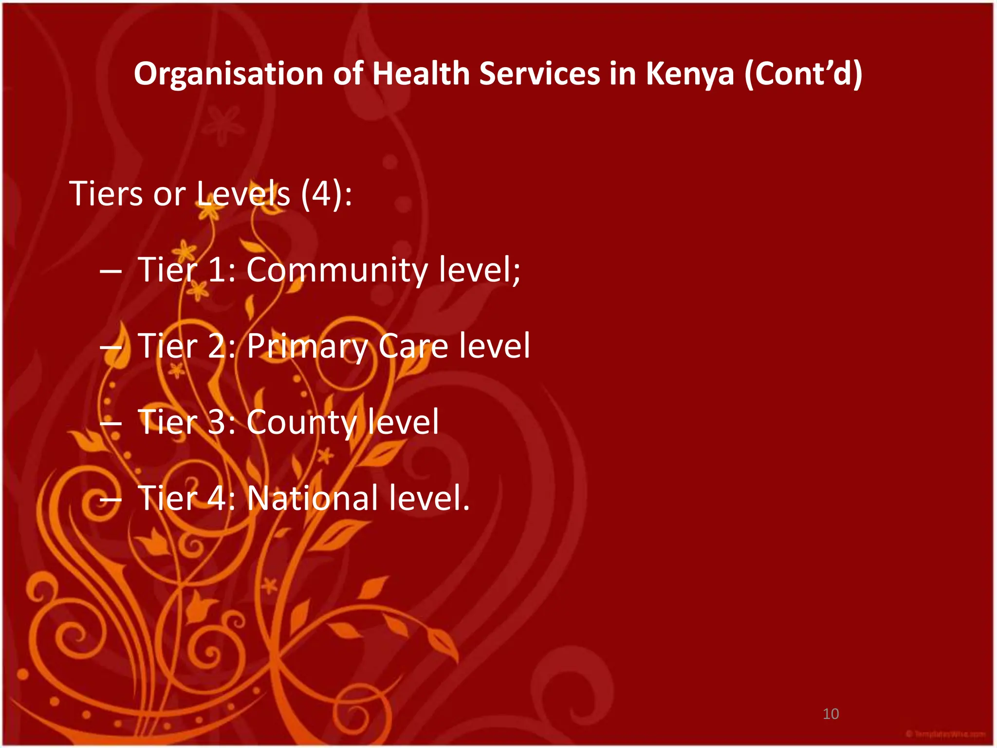organization-of-health-services-and-system-in-kenya_ | PPT