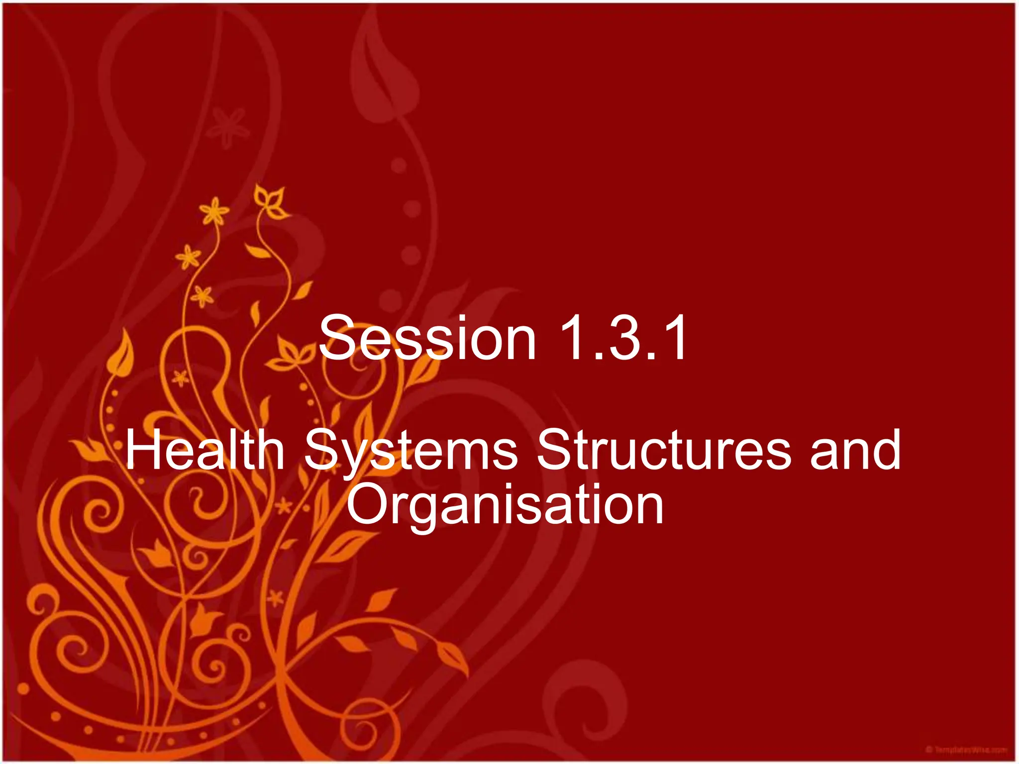 organization-of-health-services-and-system-in-kenya_ | PPT