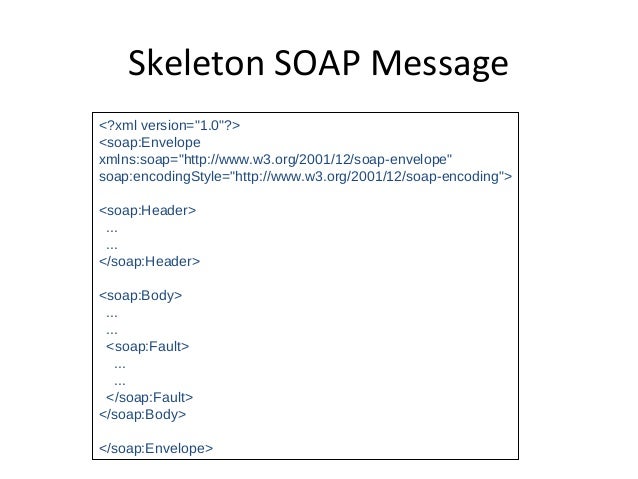 WebServices SOAP WSDL and UDDI