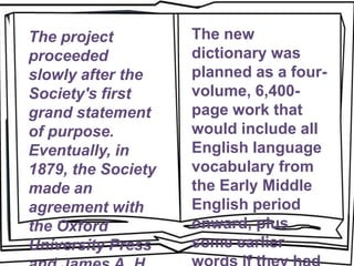 The Oxford English Dictionary Online | PPTX