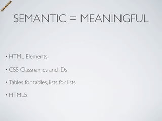 Dr. Strangelove or: How I learned to stop worrying and love HTML, CSS ...