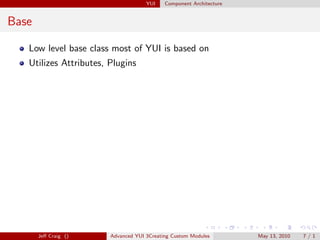 Advanced YUI3: Module Creation and the Component Infrastructure | PDF | Web Development | Internet