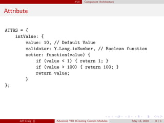 Advanced YUI3: Module Creation and the Component Infrastructure | PDF | Web Development | Internet