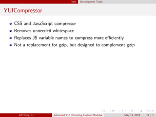 Advanced YUI3: Module Creation and the Component Infrastructure | PDF | Web Development | Internet