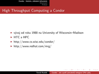 Ako využiť (ukradnúť) kolegove CPU cykly | PPT