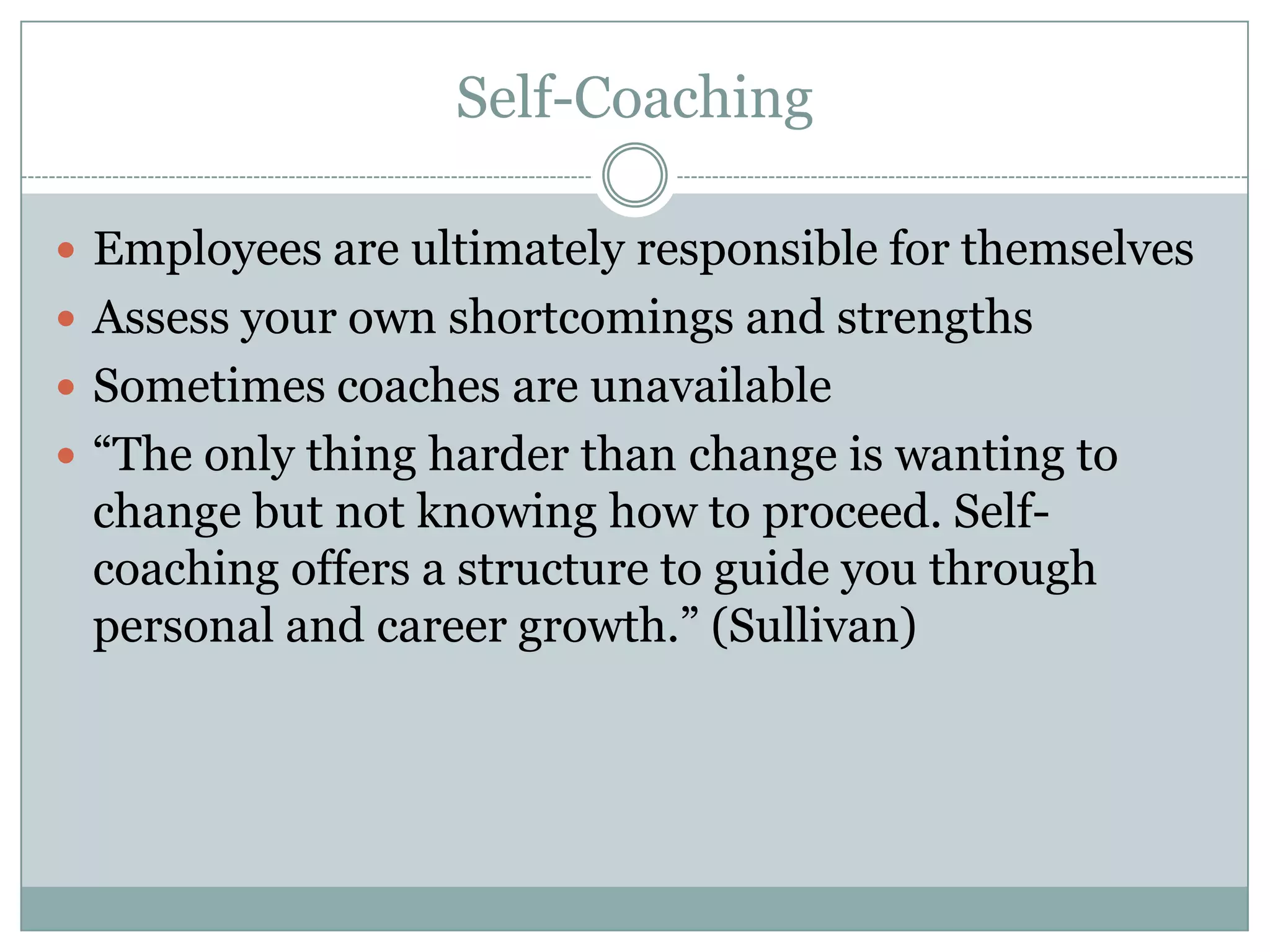 Coaching in the Workplace | PPTX