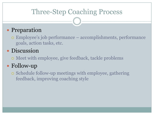 Coaching in the Workplace | PPTX | Careers