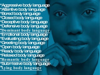 Body Language | PPT