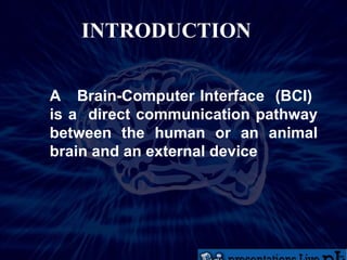 Brain Computer Interface | PPT