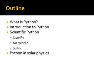 SunPy: Python for solar physics | PDF