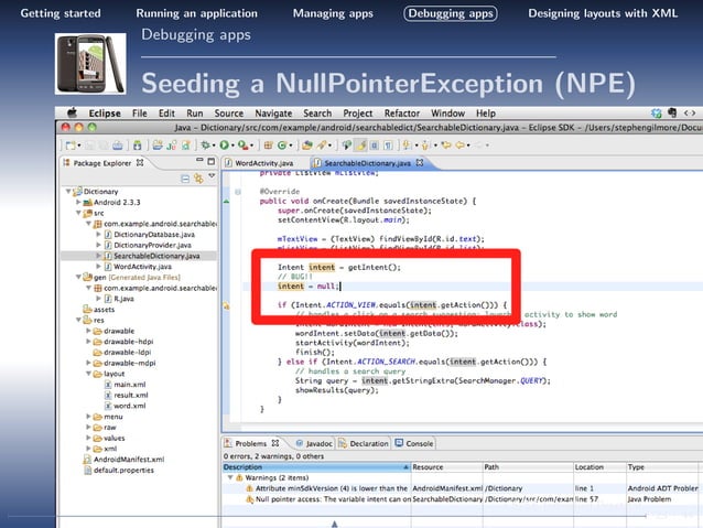Beginning Android development | PDF
