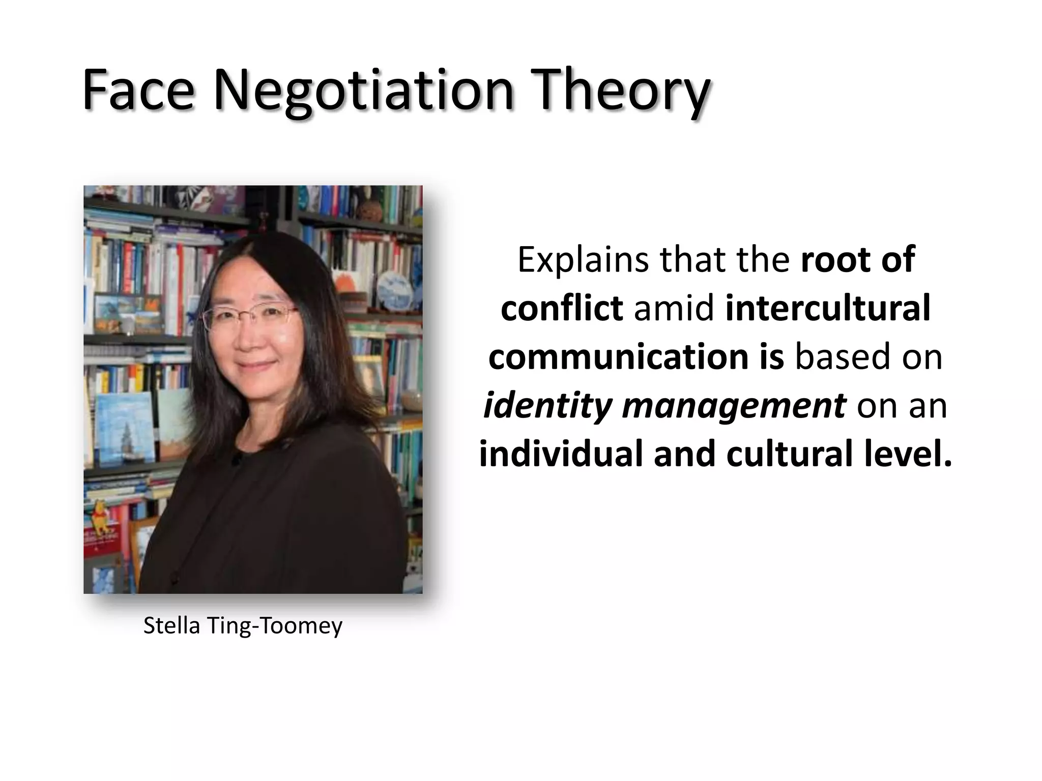 Face Negotiation Theory: Retraced | PPTX