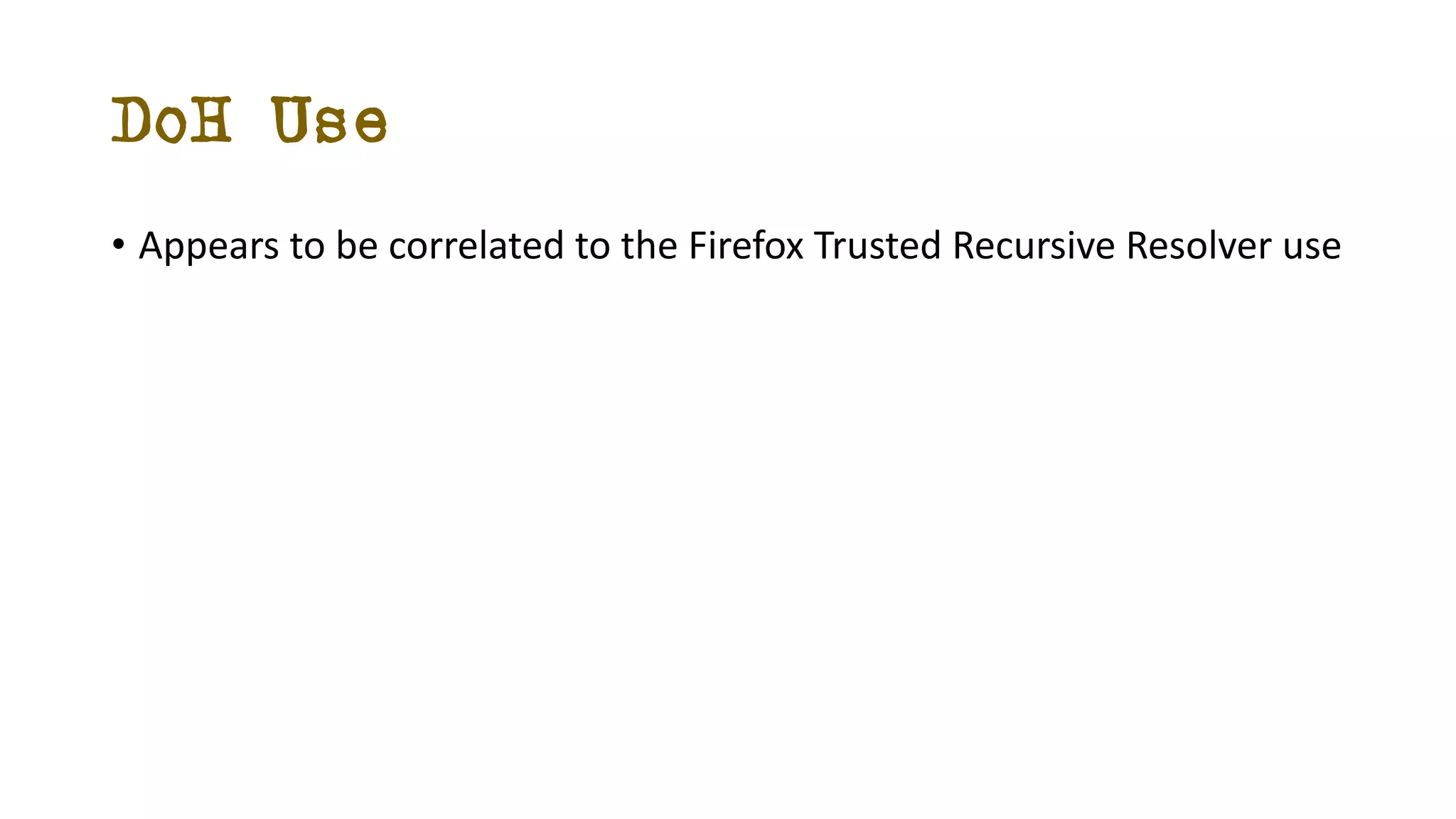 DoH vs DoT presentation by Geoff Huston and Joao Damos | PDF