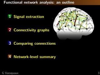 Brain network modelling: connectivity metrics and group analysis | PDF