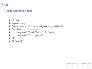 Optimal control of coupled PDE networks with automated code generation ...