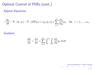 Optimal control of coupled PDE networks with automated code generation ...