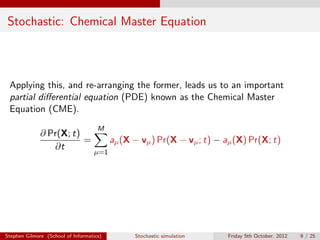 The Stochastic Simulation Algorithm | PDF