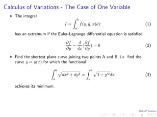 Introduction to Calculus of Variations | PDF