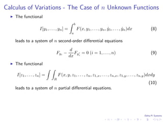 Introduction to Calculus of Variations | PDF