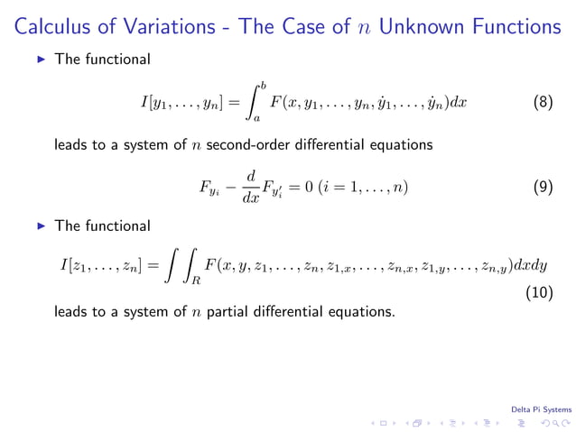 Introduction to Calculus of Variations | PDF