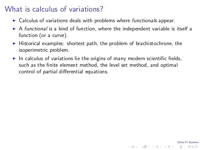 Introduction To Calculus Of Variations