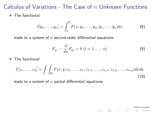 Introduction To Calculus Of Variations