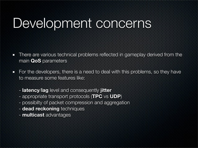 Qos In Network Gaming Pdf Computer Networking Computing