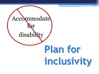 Making Your Courses Accessible: Best Practices For Creating an Inclusive Learning Environment | PPTX