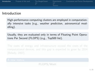Low Power High-Performance Computing on the BeagleBoard Platform | PPT