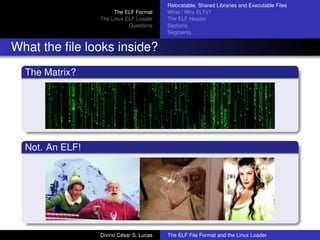 FISL XIV - The ELF File Format and the Linux Loader | PPT | Free Download