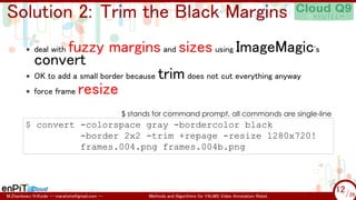 Methods and Algorithms for Automatic Slicing of Screen Capture Video ...