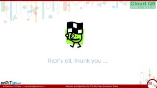 Methods and Algorithms for Automatic Slicing of Screen Capture Video using Slide PDFs | PDF