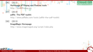 Methods and Algorithms for Automatic Slicing of Screen Capture Video using Slide PDFs | PDF