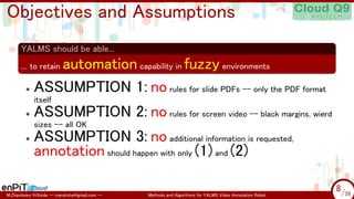 Methods and Algorithms for Automatic Slicing of Screen Capture Video using Slide PDFs | PDF