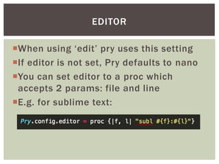 Debugging Ruby (with Pry) | PPTX