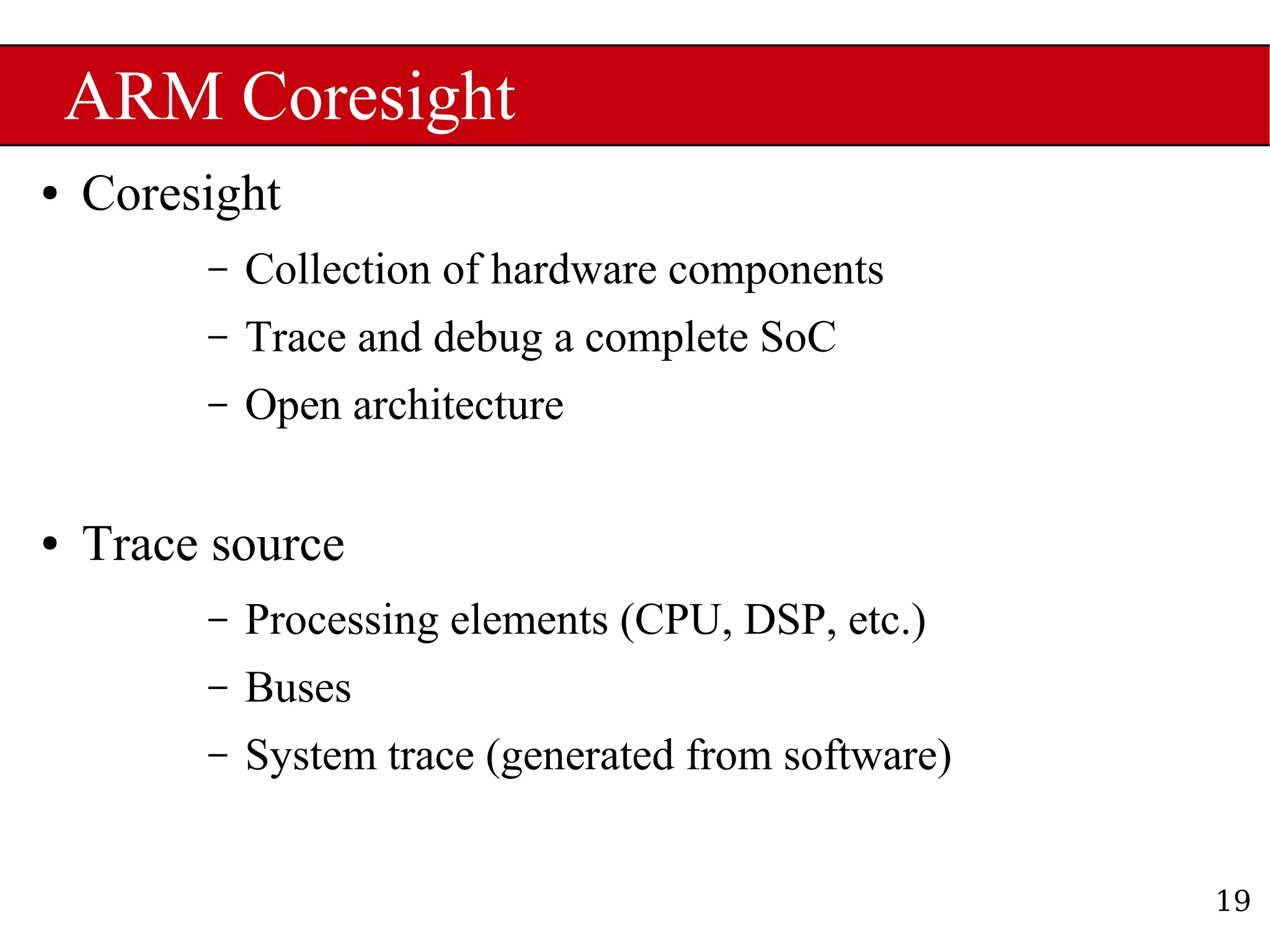 Bridging the gap between hardware and software tracing | PDF ...