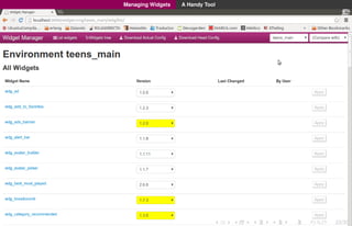 A Widget Based Web Platform | PPT