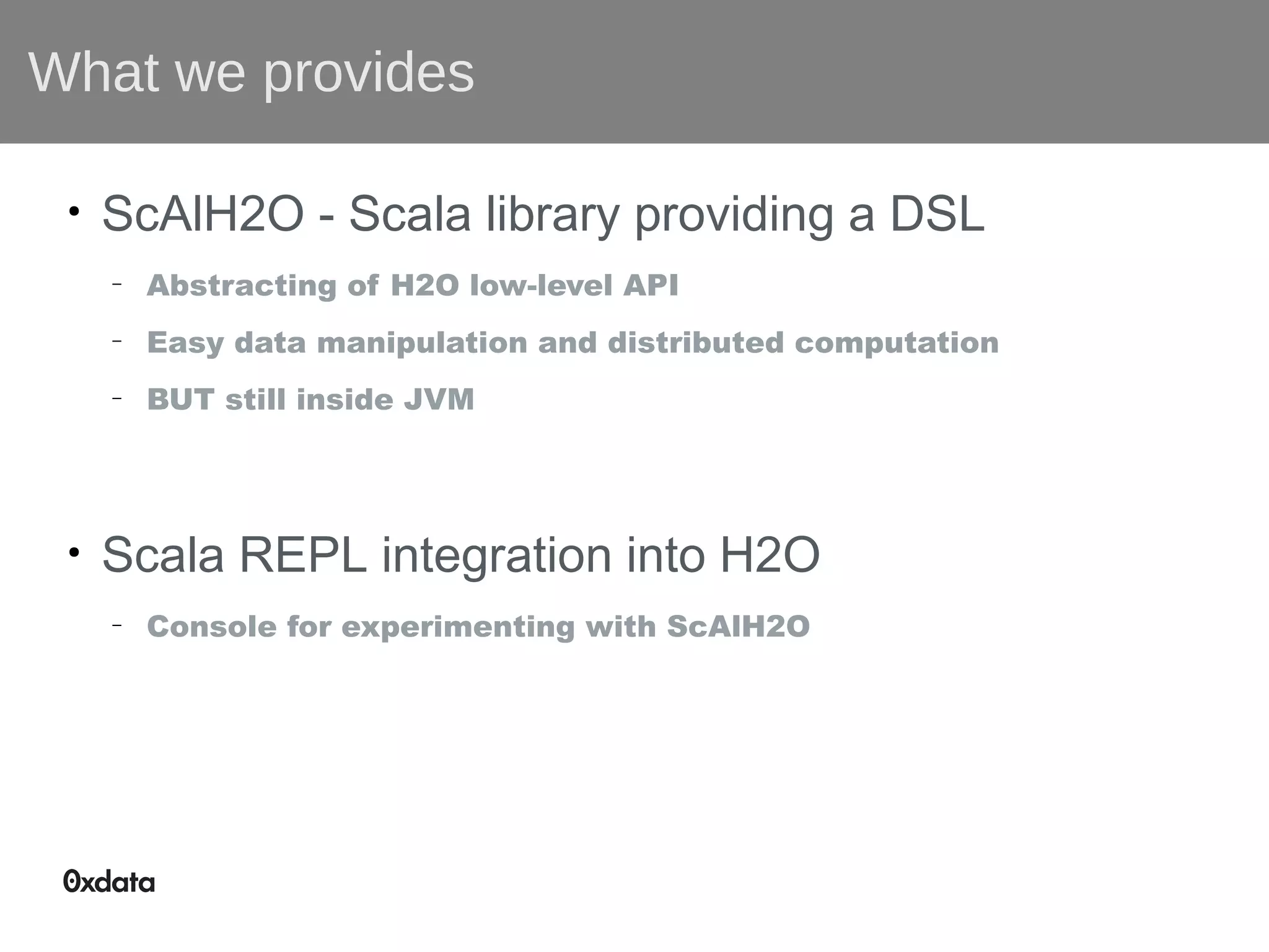 Michal Malohlava presents: Open Source H2O and Scala | PDF | Programming Languages | Computing