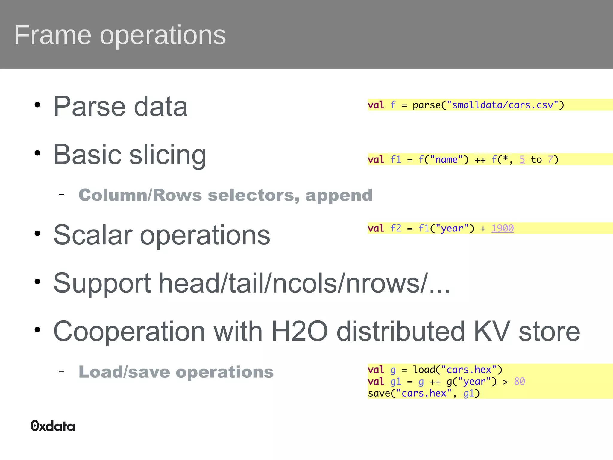 Michal Malohlava presents: Open Source H2O and Scala | PDF | Programming Languages | Computing