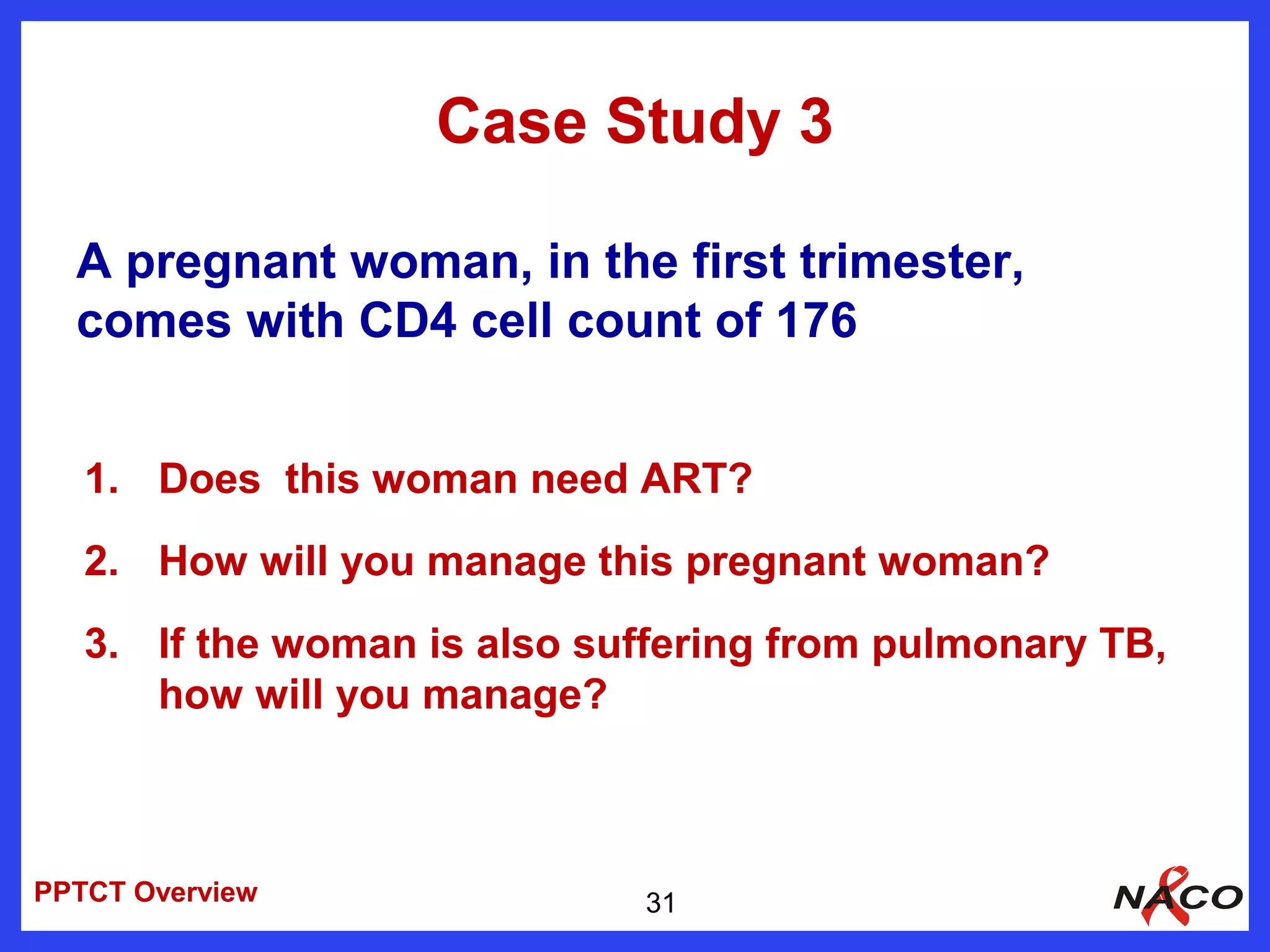 Prevention of Parent To Child Transmission PPTCT | PPT