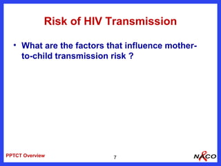 Prevention of Parent To Child Transmission PPTCT | PPT